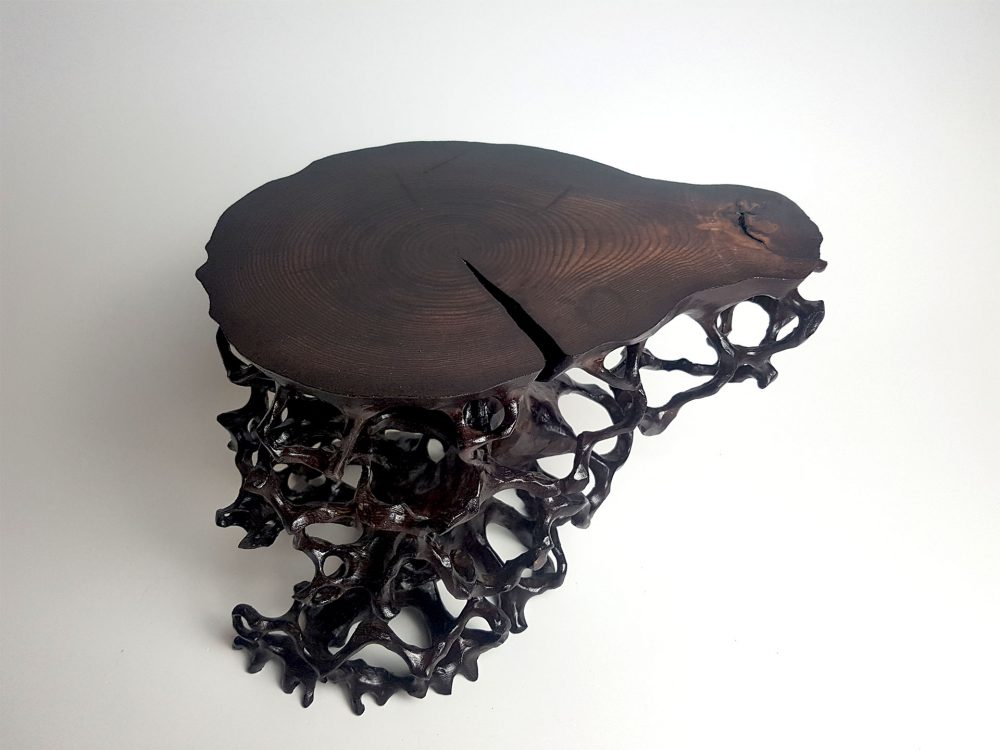 Bonsai stand - hard wood bonsai root stand % - Rootstands